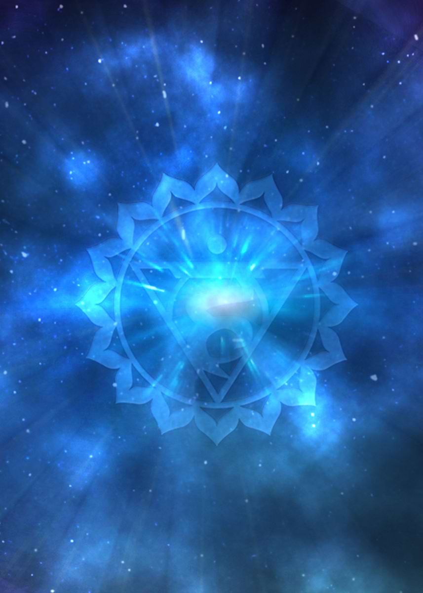 'Blue Chakra' Poster, picture, metal print, paint by Dylan Hambrook ...