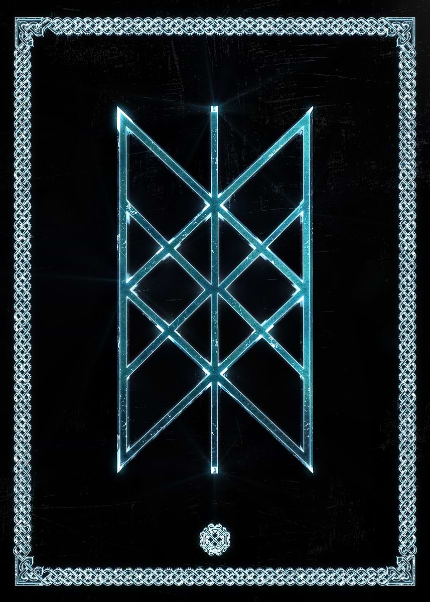 'Web of Wyrd' Poster, picture, metal print, paint by Christopher ...