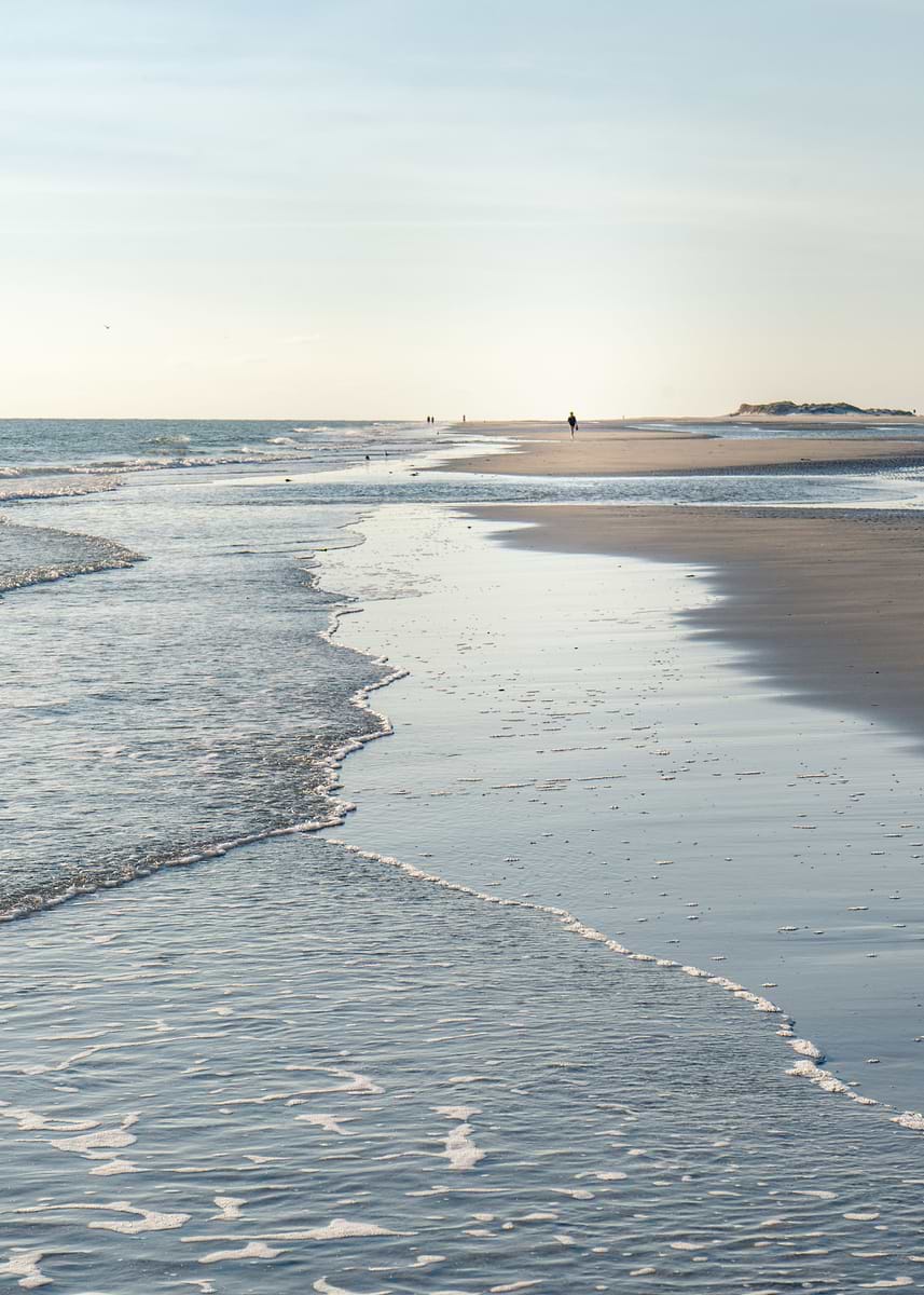 'Amrum Beach, North Sea' Poster, picture, metal print, paint by Evi ...