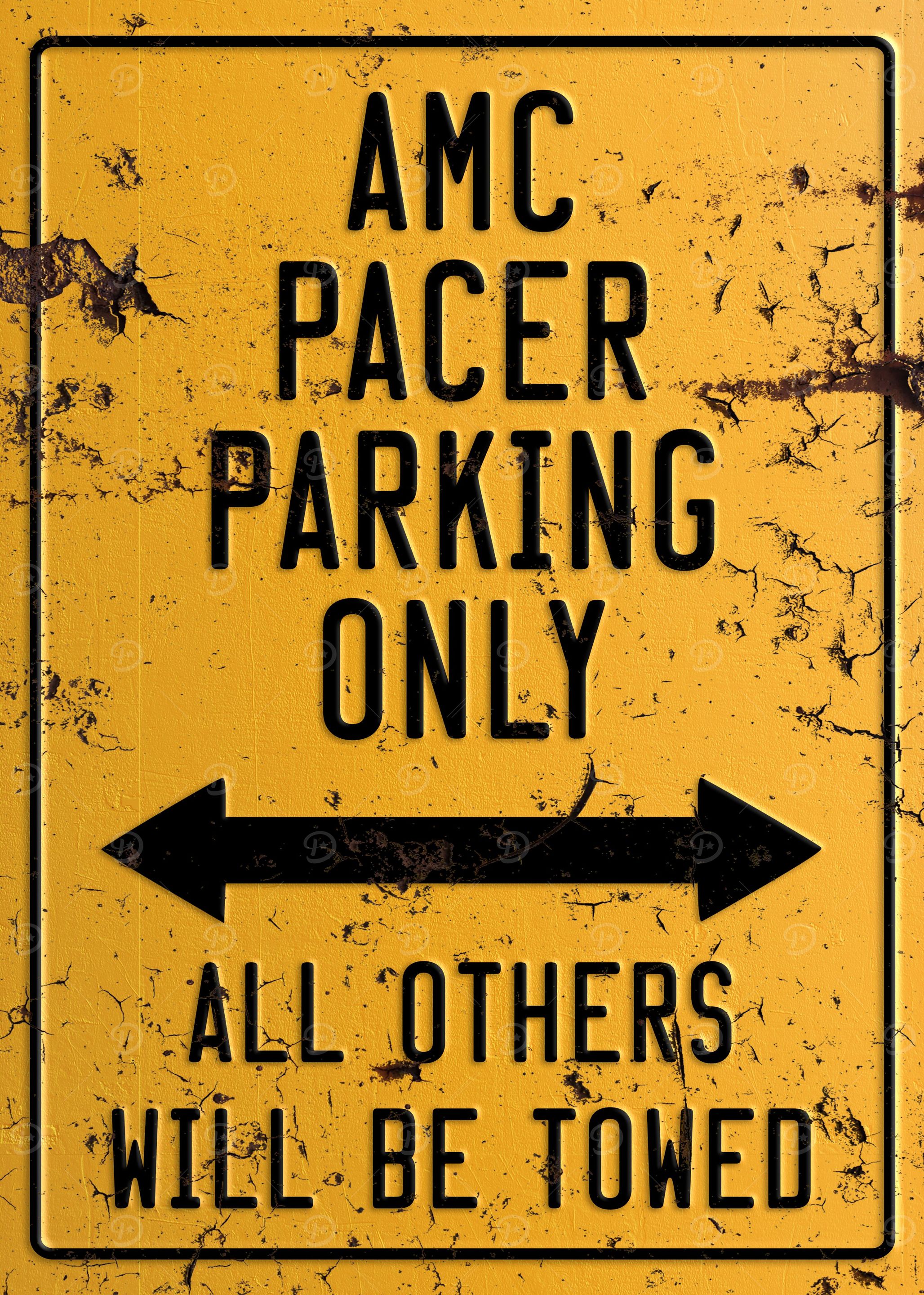 'AMC Pacer Parking' Poster, picture, metal print, paint by Aleksandras ...