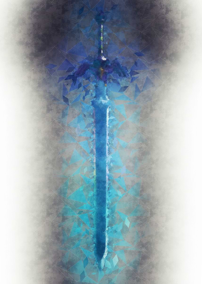'Master Sword Zelda' Poster, picture, metal print, paint by Tatjana ...