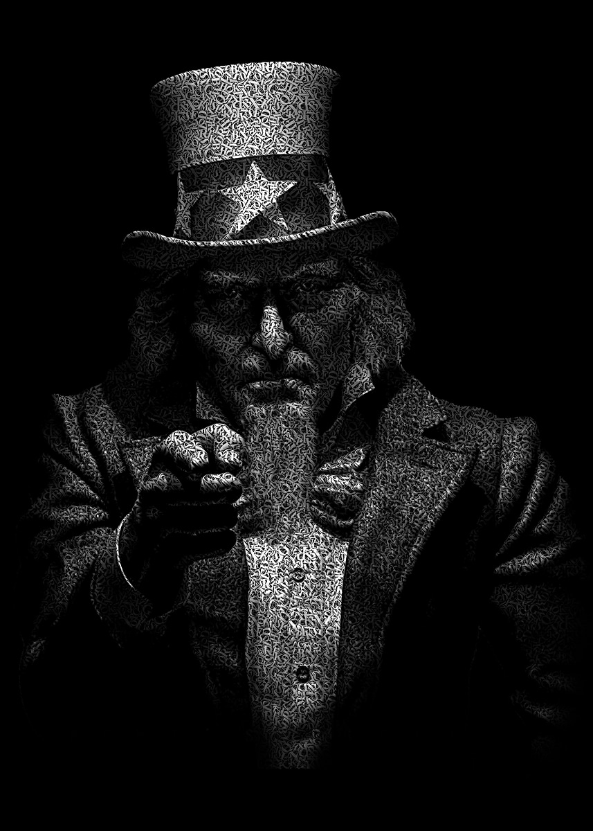 'uncle sam' Poster, picture, metal print, paint by suwaji suwaji | Displate