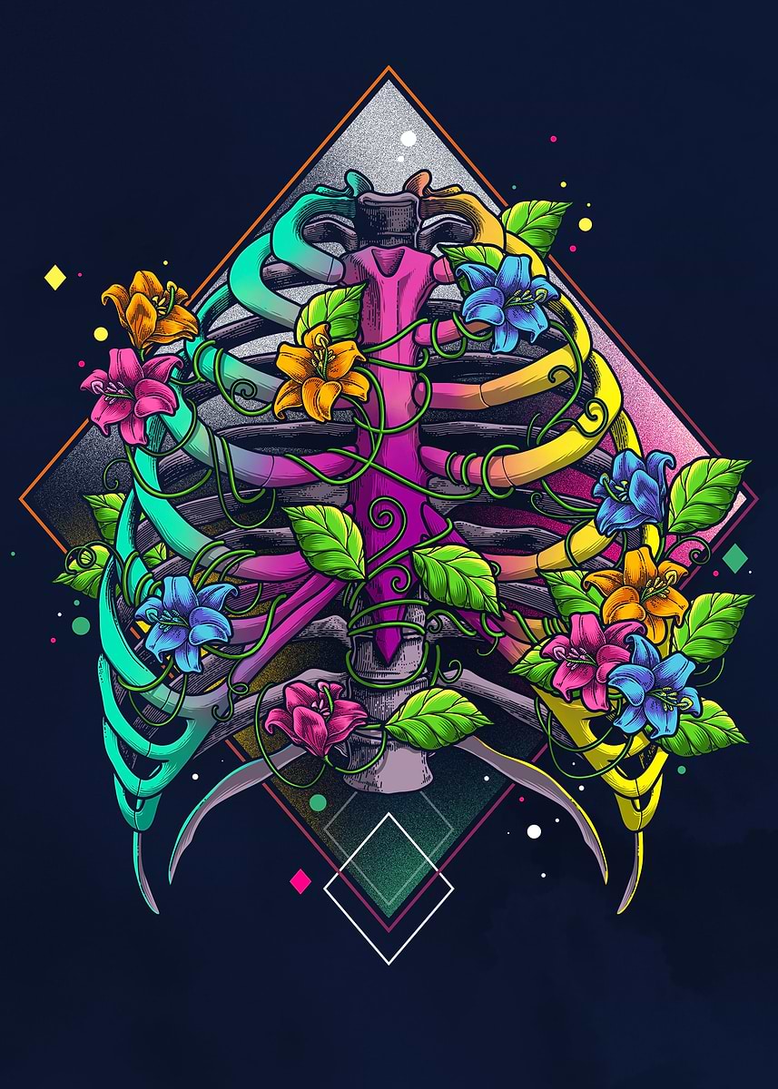 'Joyful New Life' Poster, picture, metal print, paint by Angoes25 ...