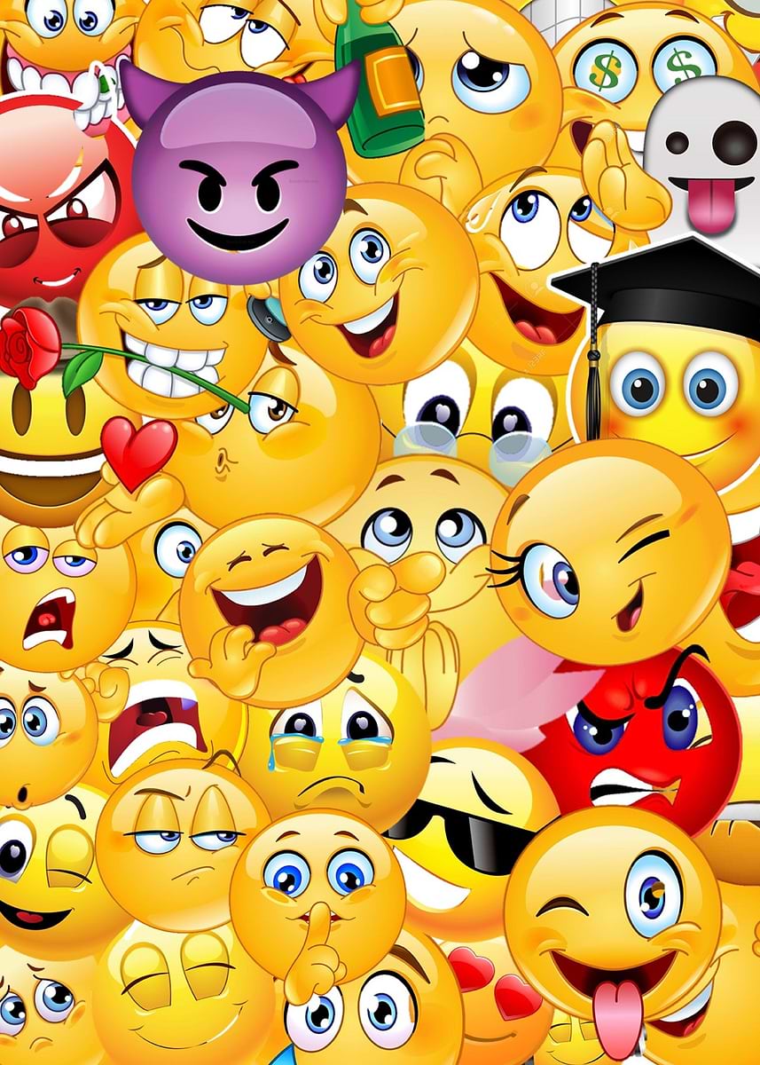 'Emoticons boom' Poster, picture, metal print, paint by Preethi ...