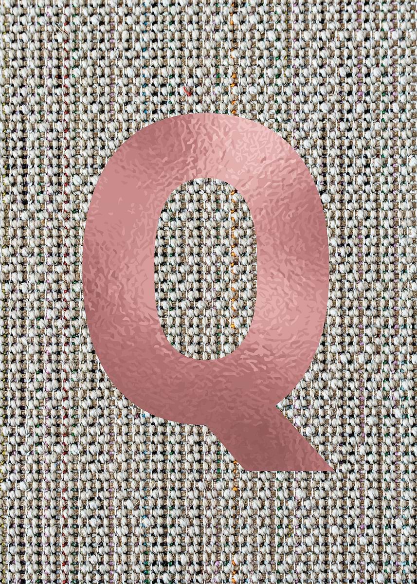 'LETTER Q ' Poster, picture, metal print, paint by EKGH ArtStudio ...