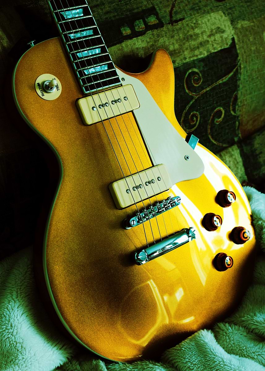 'Gibson Les Paul' Poster, picture, metal print, paint by Daniel Gaudin ...