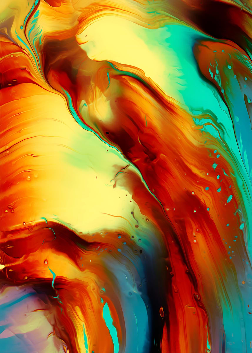 'Abstract Painting' Poster, picture, metal print, paint by Conceptual ...