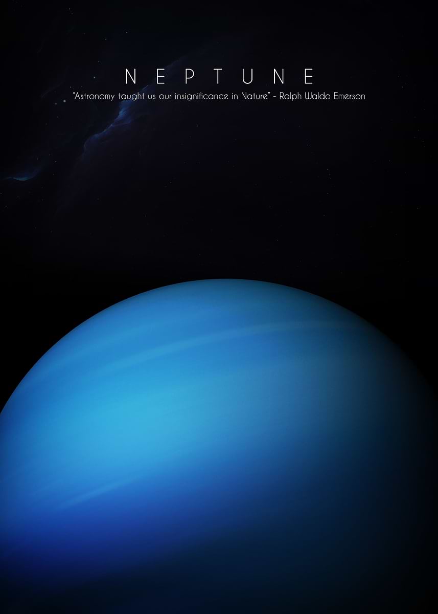 'Neptune' Poster, picture, metal print, paint by DOA | Displate