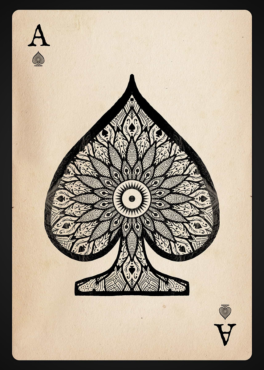 'Ace of Spades' Poster, picture, metal print, paint by Lewis Gaston ...