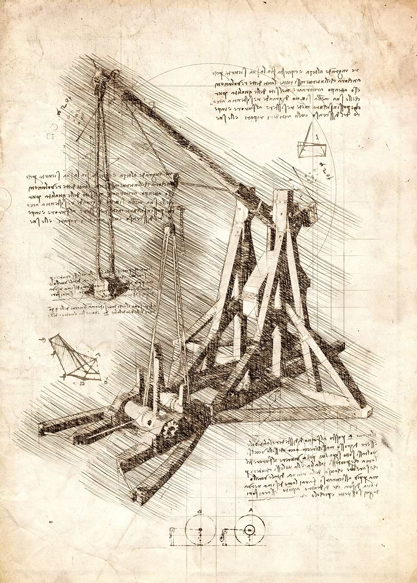 'Trebuchet' Poster, picture, metal print, paint by Cornel Vlad | Displate