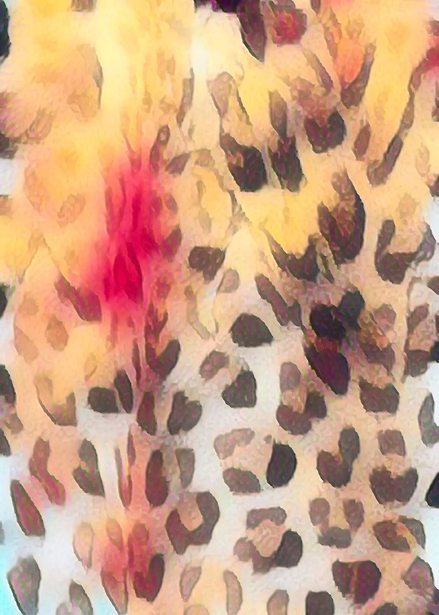 'abstract colorful spotted ' Poster, picture, metal print, paint by ...