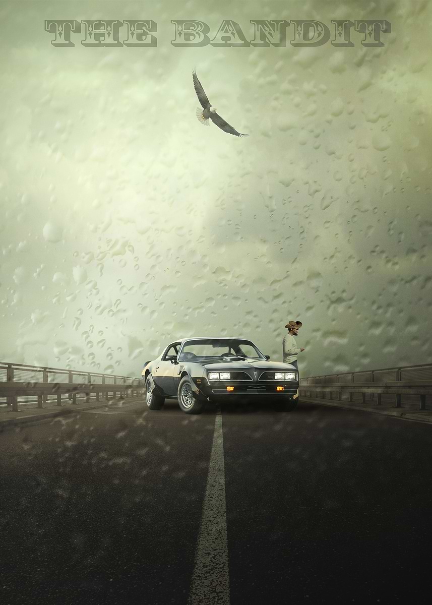 'The Bandit' Poster, picture, metal print, paint by Tomasz Zaczeniuk ...