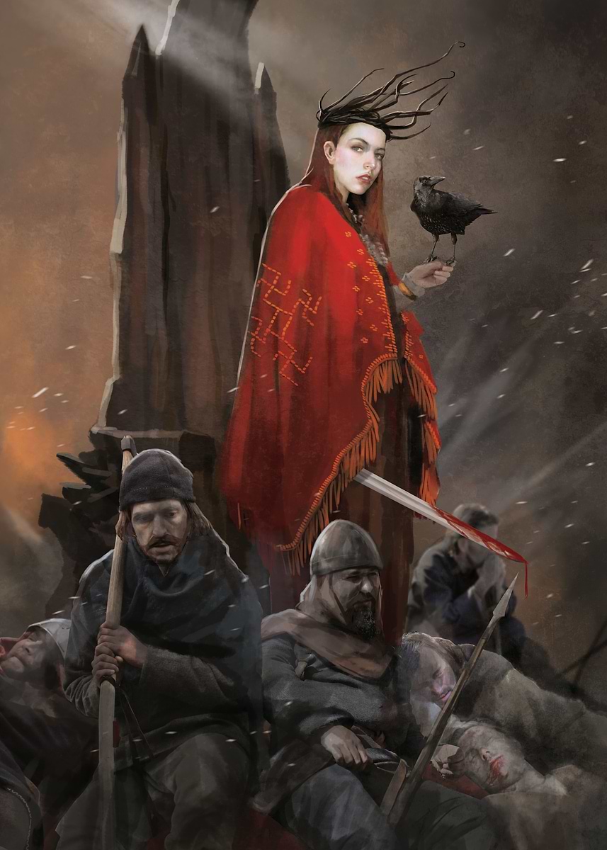 'The red queen' Poster, picture, metal print, paint by Caoviet Nguyen ...