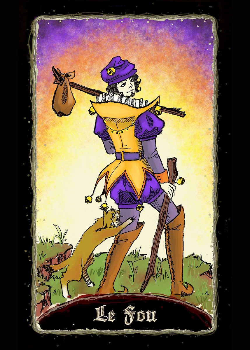 'The Fool' Poster, picture, metal print, paint by Maddyson KR | Displate