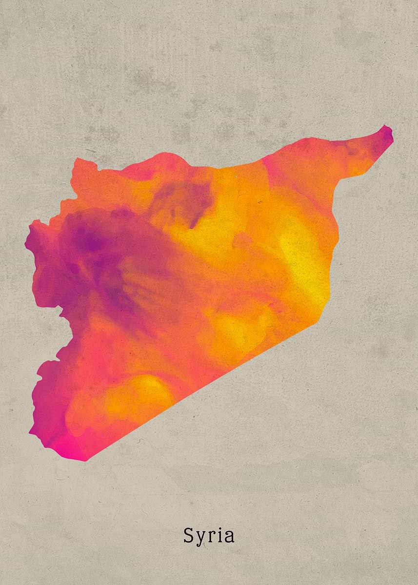 'Syria' Poster, picture, metal print, paint by Iwoko | Displate