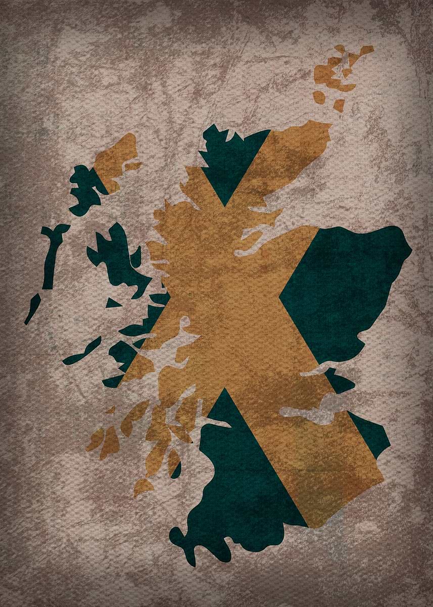 Scotland Country Flag Map Poster Picture Metal Print Paint By scotland-country-flag-map-poster-picture-metal-print-paint-by