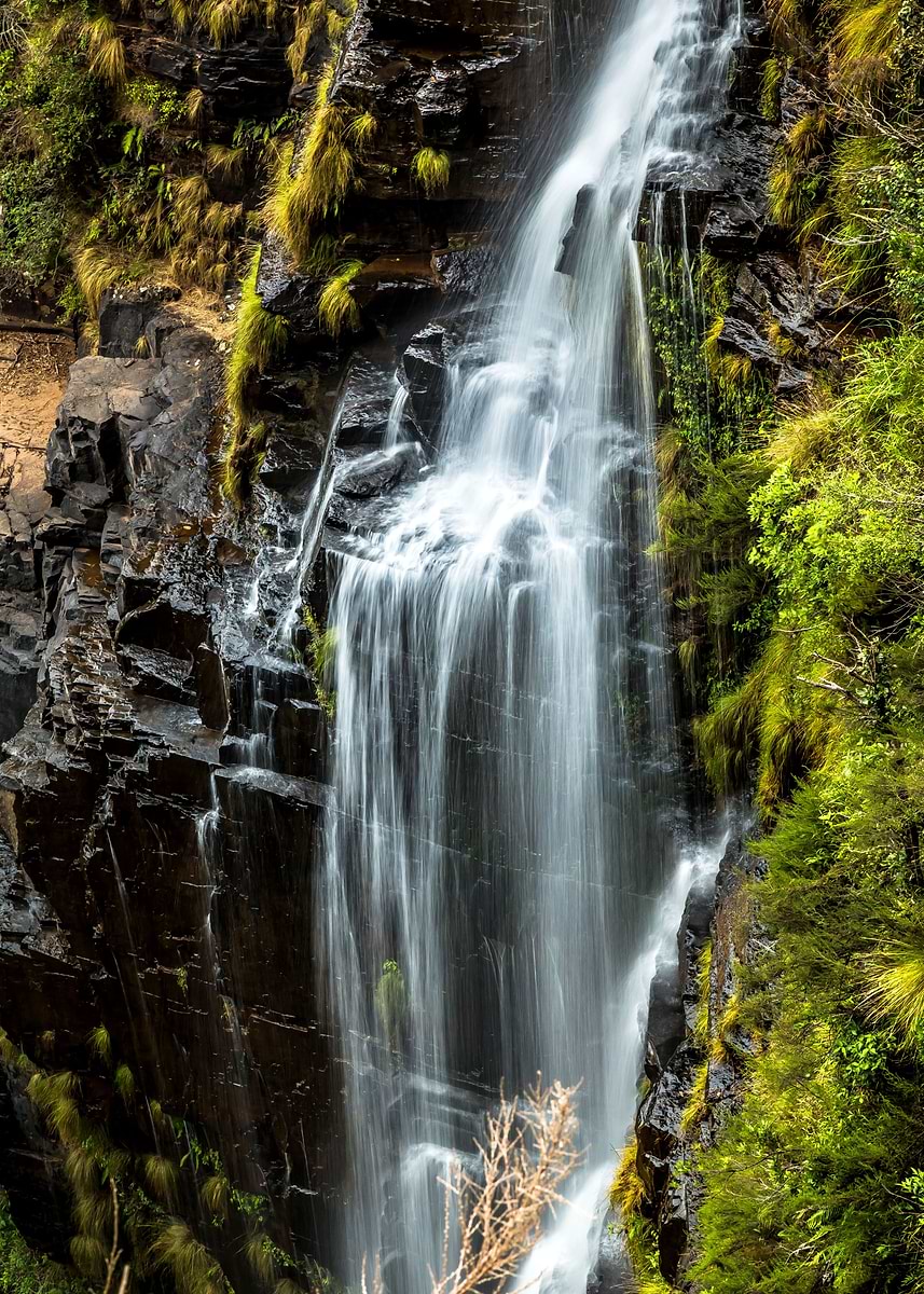 'Waterfalls of Drakensberg' Poster, picture, metal print, paint by ...