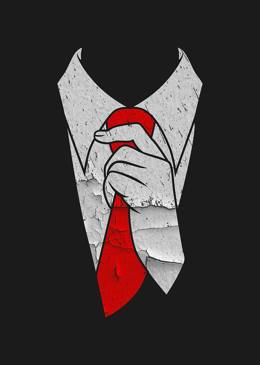 'anonymous tie' Poster, picture, metal print, paint by Erothical 415 ...
