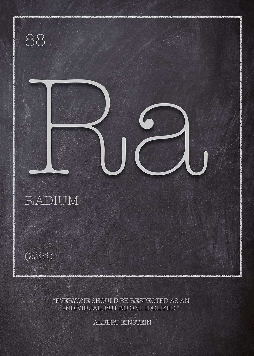 'Radium' Poster, picture, metal print, paint by Chad Clarke | Displate