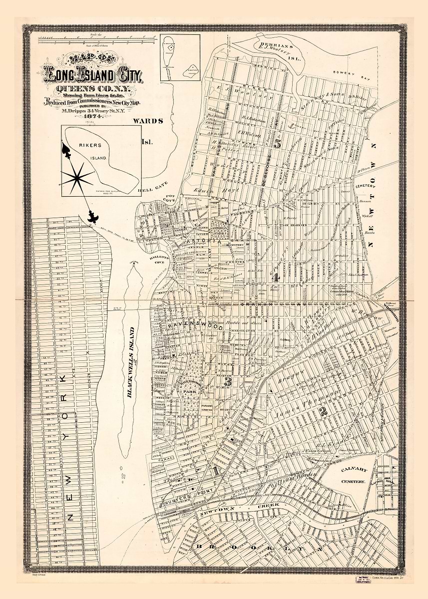 'Long Island Map 1874' Poster, picture, metal print, paint by Janice M ...