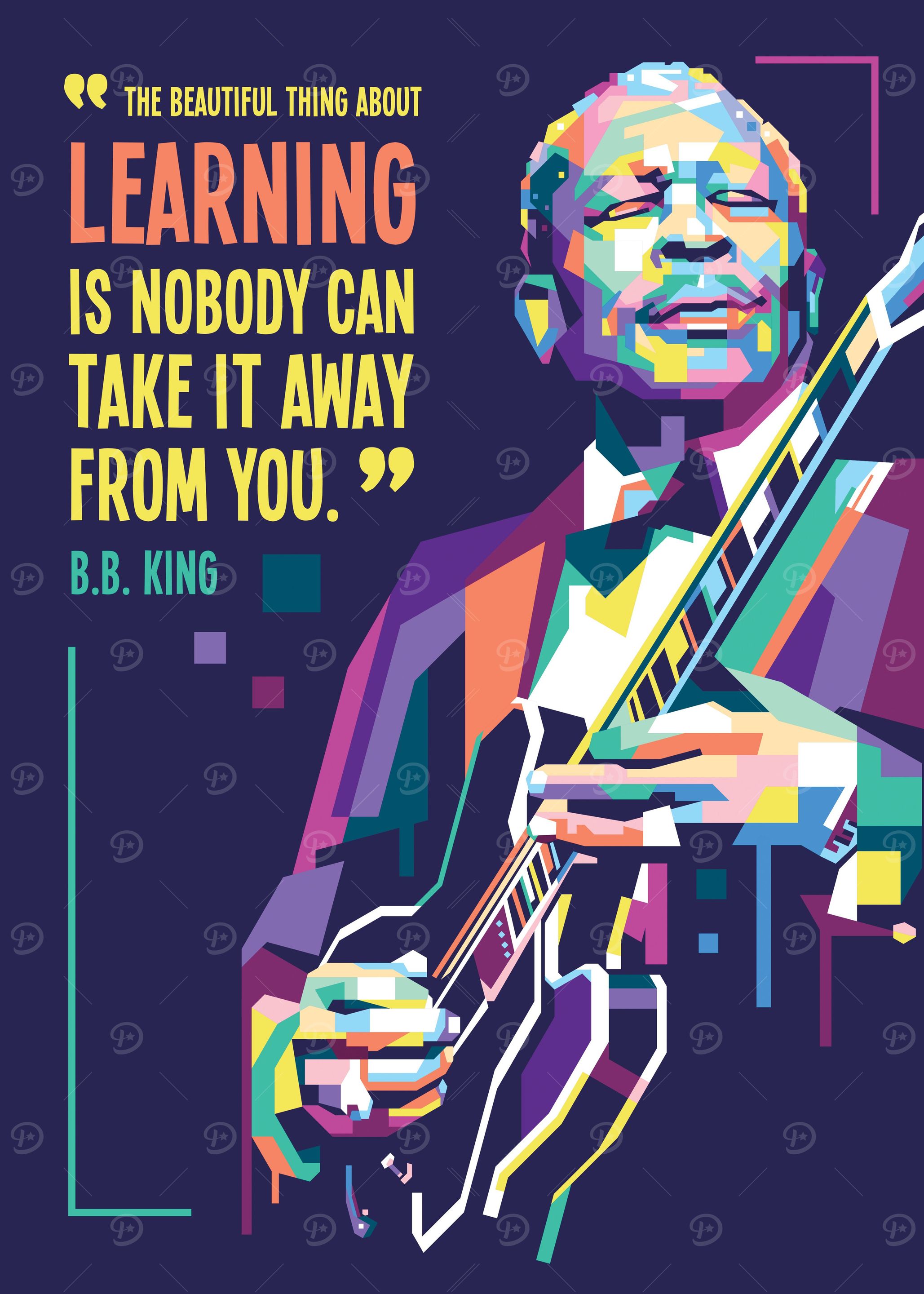 'BB KING' Poster, picture, metal print, paint by Popart PosterS | Displate