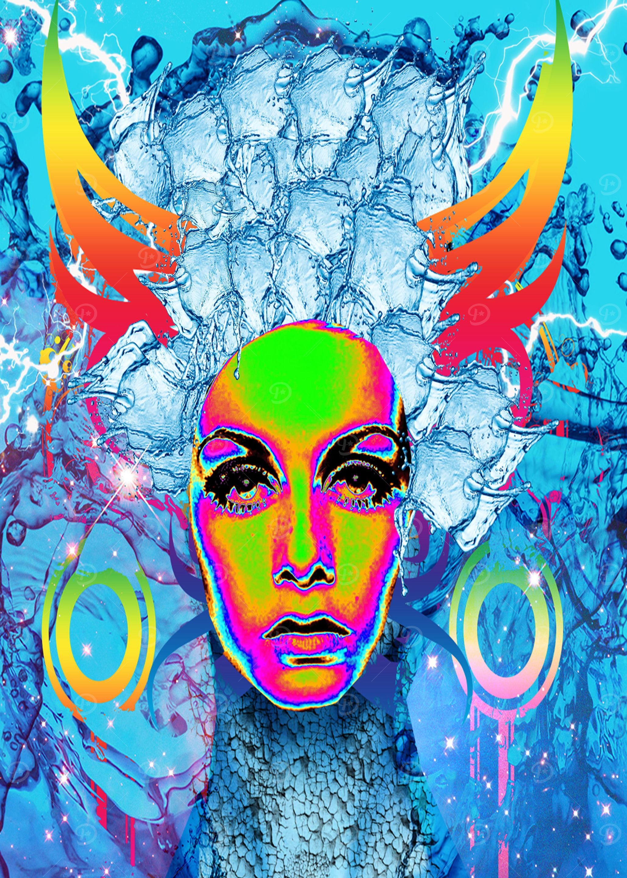 'Amphitrite' Poster, picture, metal print, paint by Matthew Lacey ...