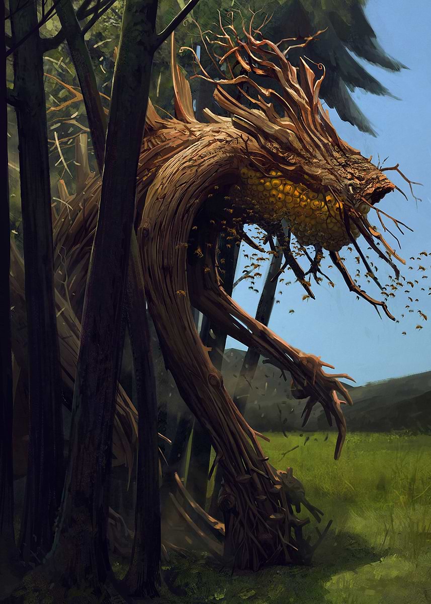 'Weeping Willow' Poster, picture, metal print, paint by GWENT | Displate