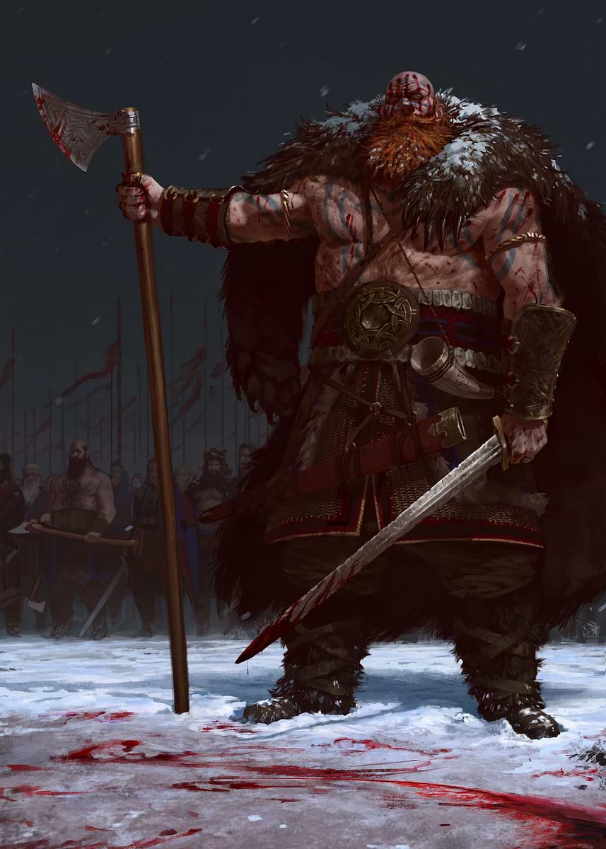 'Knut the Callous' Poster, picture, metal print, paint by GWENT | Displate