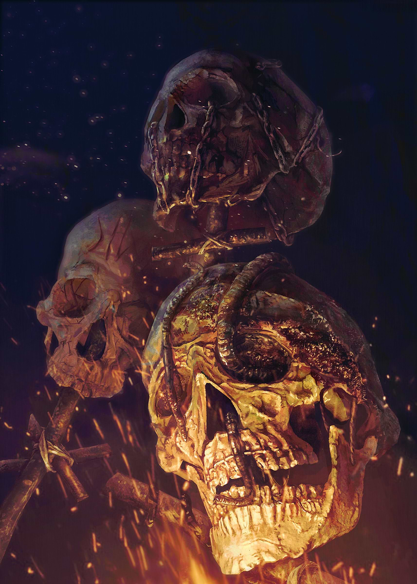 'Curse of Corruption' Poster, picture, metal print, paint by GWENT ...