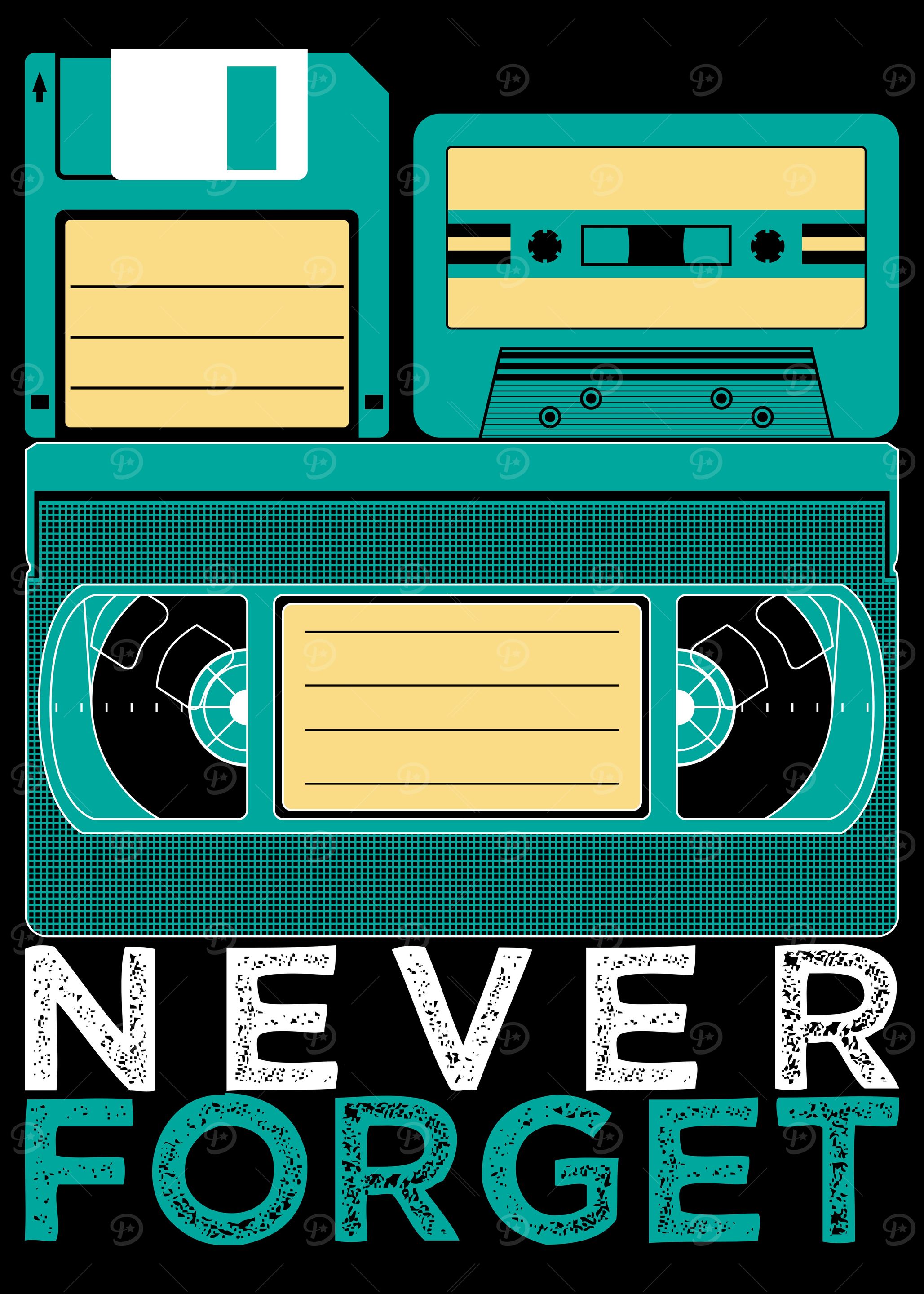 'Never Forget' Poster, picture, metal print, paint by Anziehend | Displate