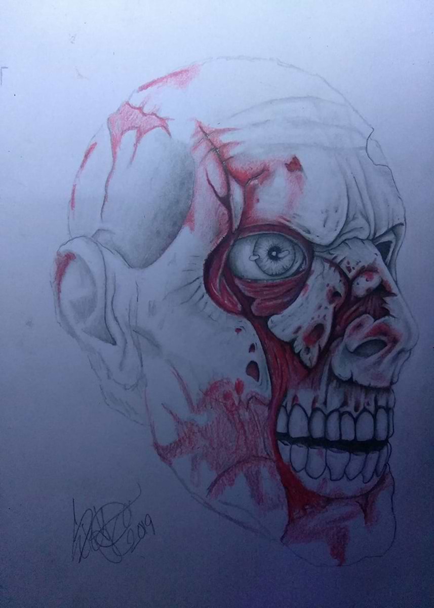 'Battle Scar' Poster, picture, metal print, paint by Sketch | Displate