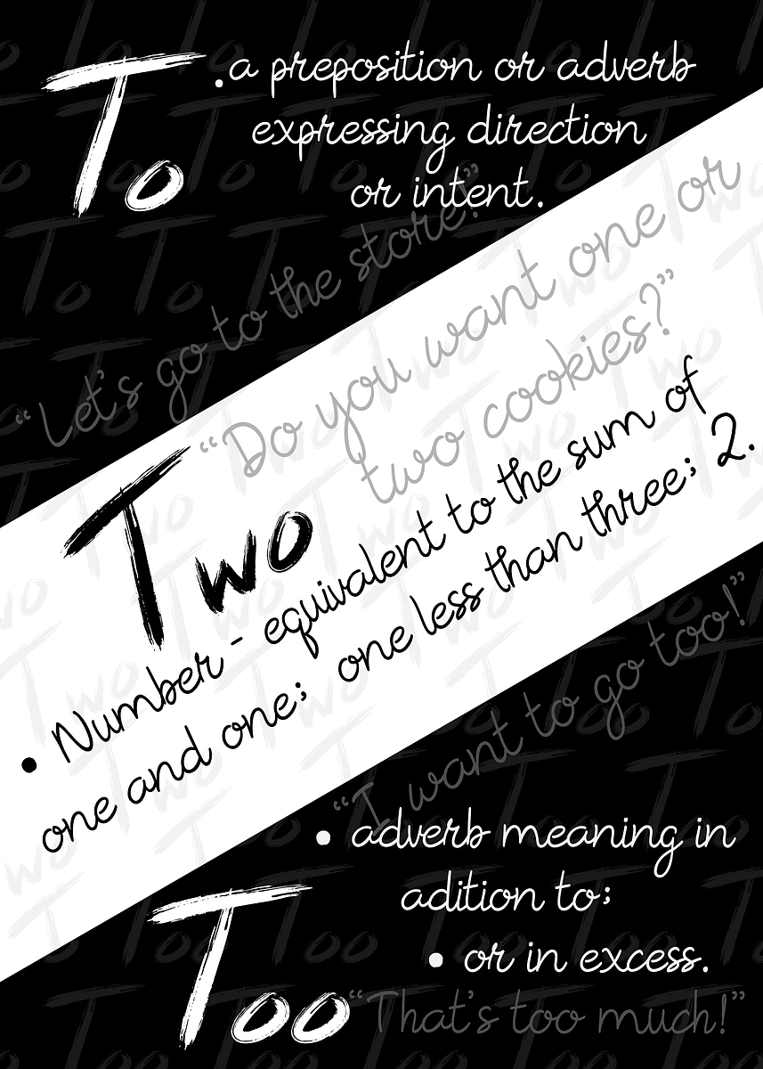 'To Two and Too' Poster, picture, metal print, paint by Lauren Cheerio ...