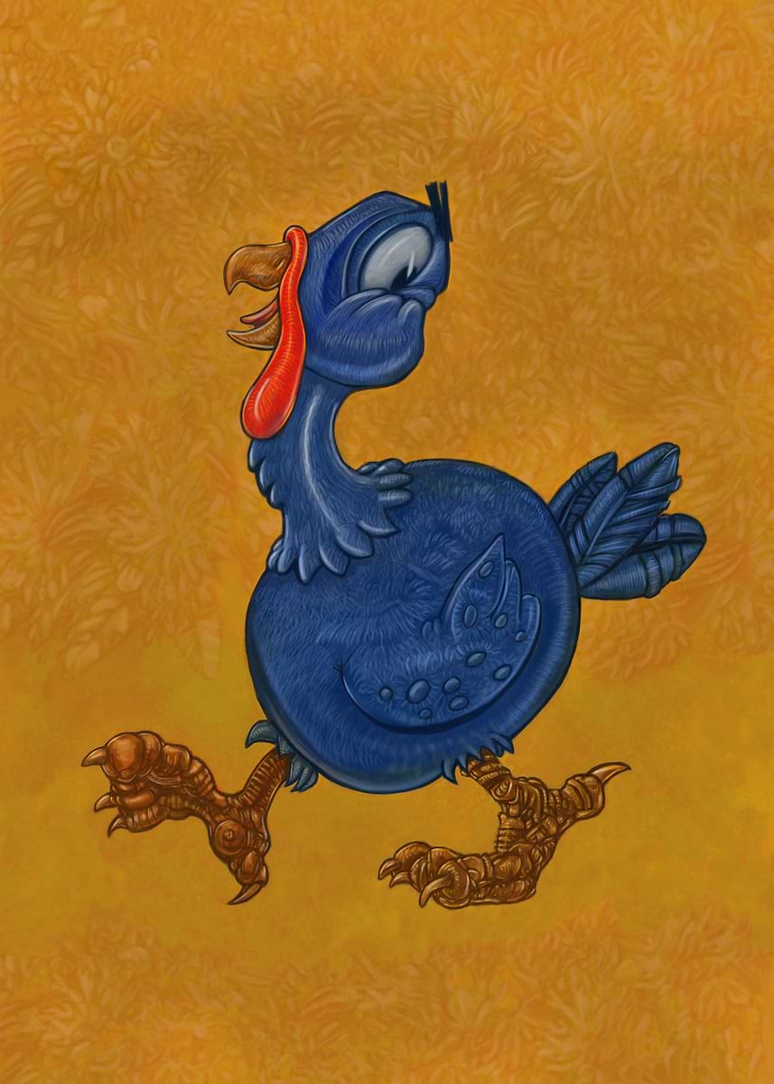 'pavito del monte camina' Poster, picture, metal print, paint by oscar ...