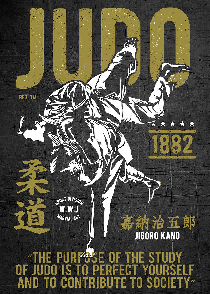 'Judo ' Poster, picture, metal print, paint by М Damyanov | Displate