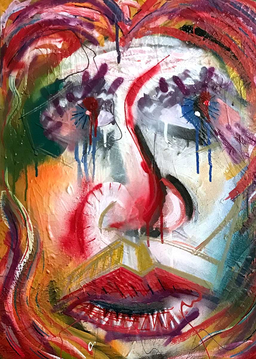 'Over There' Poster, picture, metal print, paint by Space Anderson ...