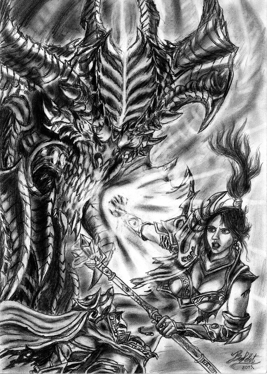 'Diablo 3' Poster, picture, metal print, paint by Robert Bush | Displate