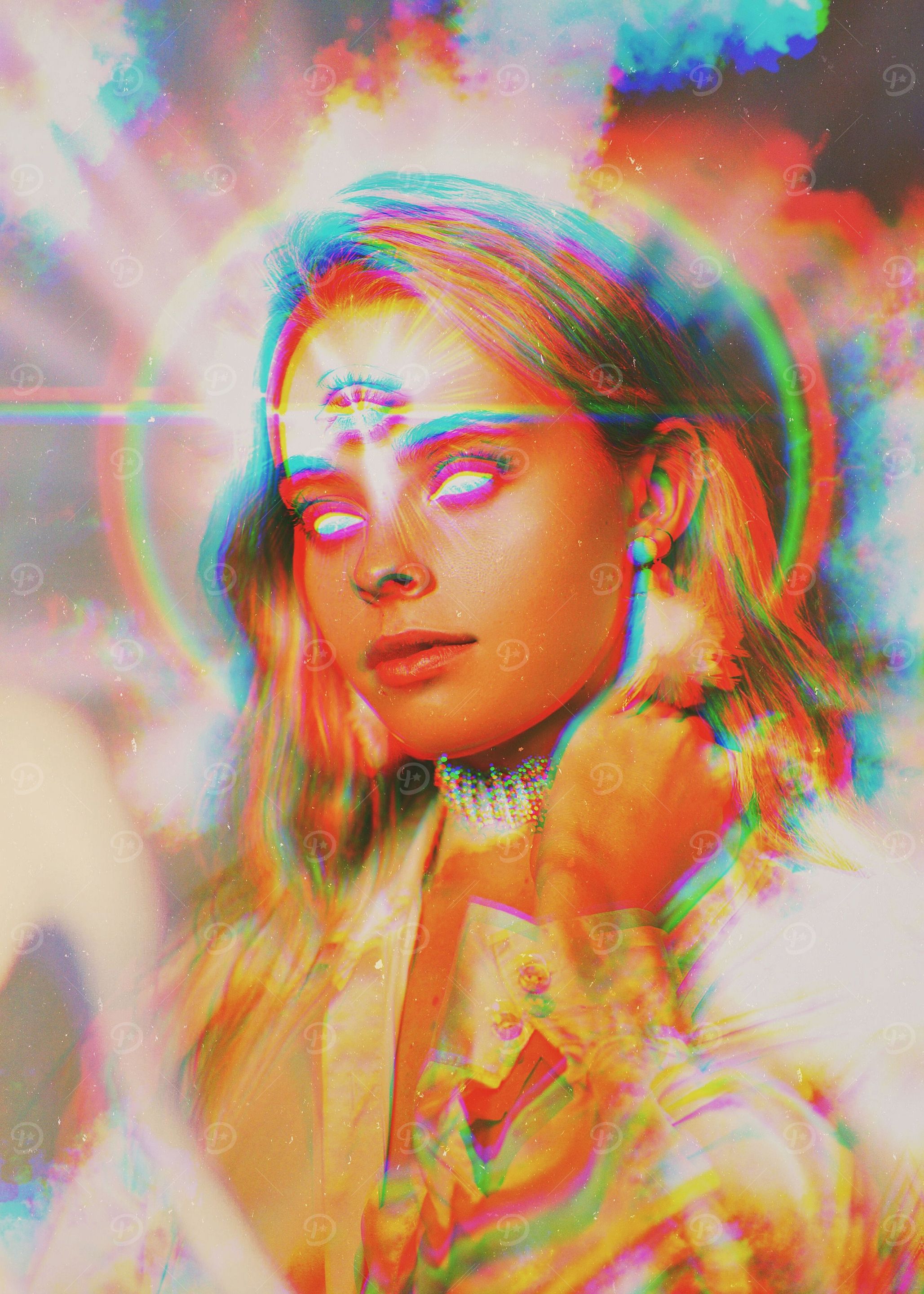 'The Enlighten' Poster, picture, metal print, paint by seam less | Displate