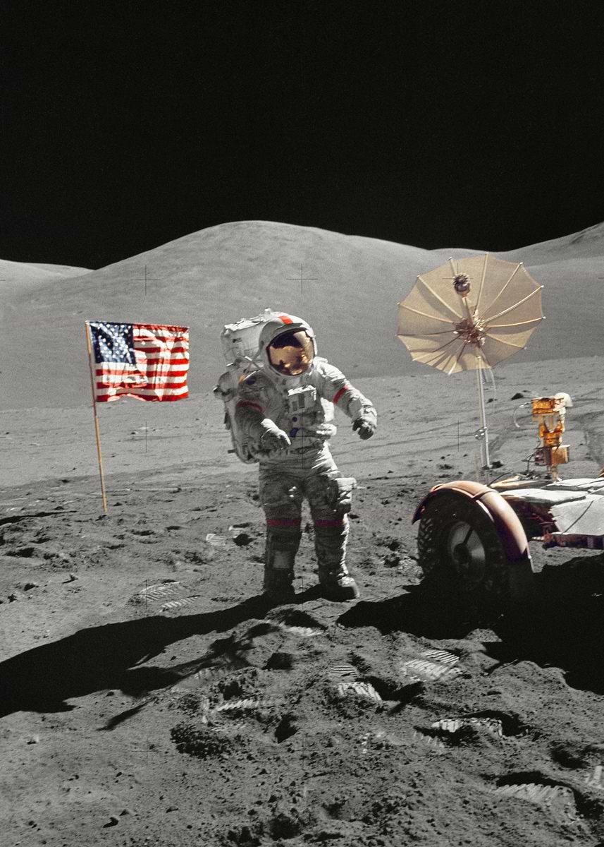 'NASA' Poster, picture, metal print, paint by This Is Earth | Displate
