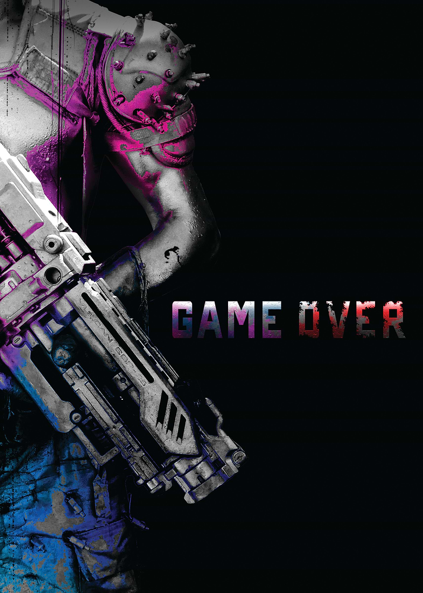 'Game Over' Poster, picture, metal print, paint by Juanre Retief | Displate