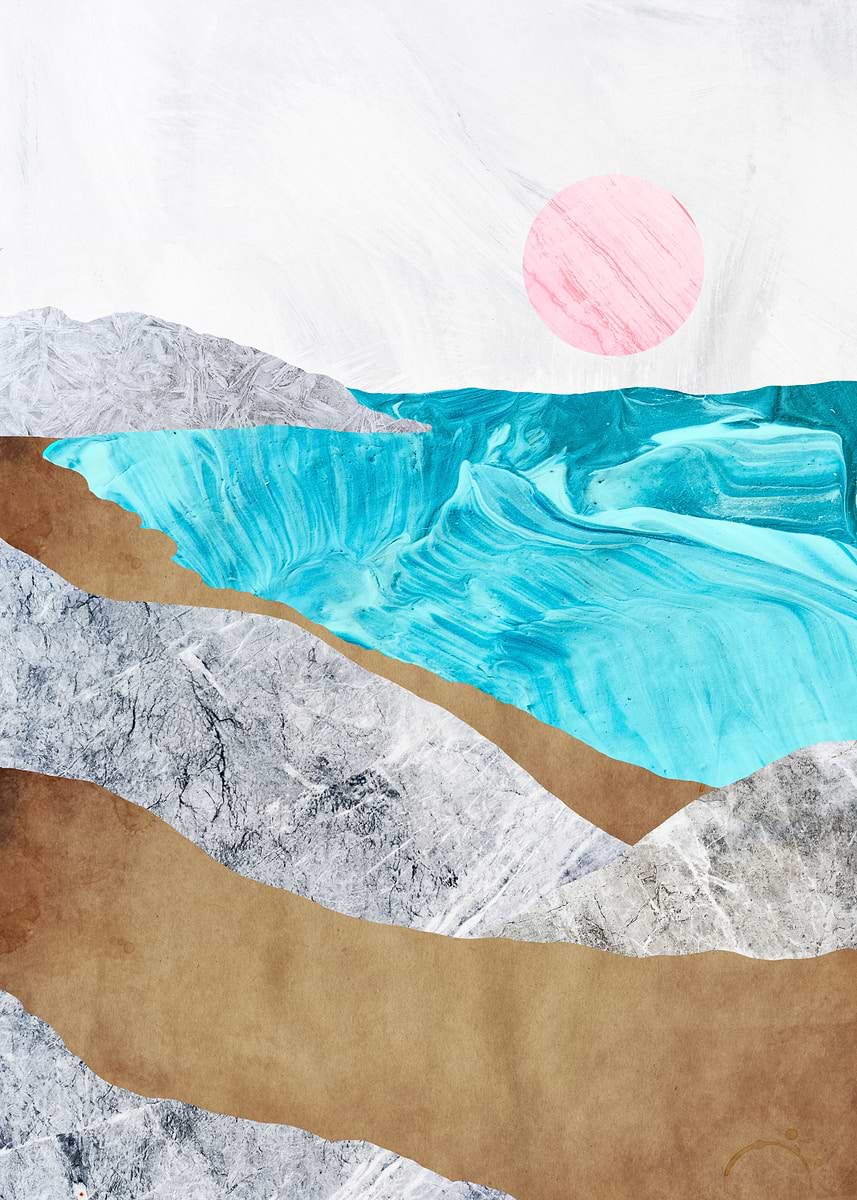 'A sandy beach' Poster, picture, metal print, paint by Steve Wade ...