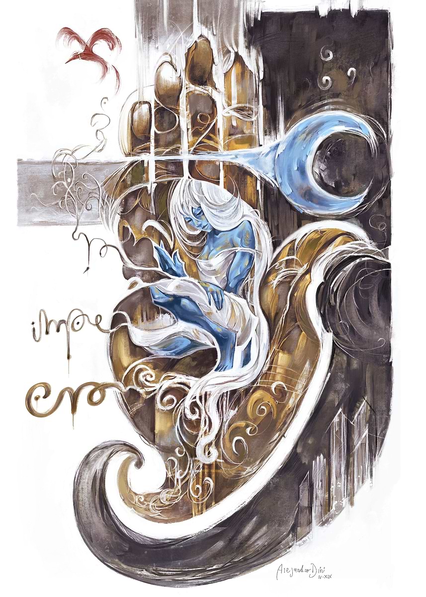 'Unfolding' Poster, picture, metal print, paint by Alejandro Dini ...