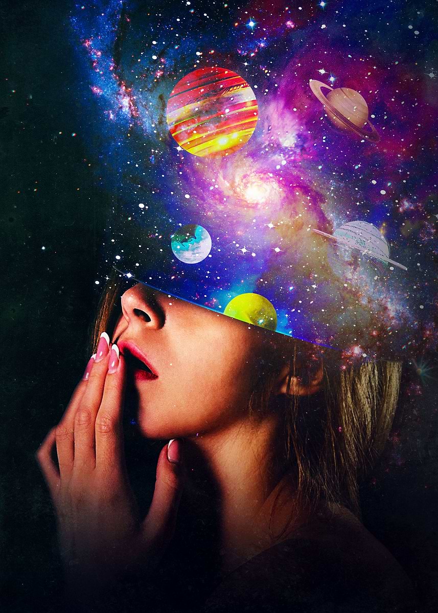 'The Thinker' Poster, picture, metal print, paint by seam less | Displate