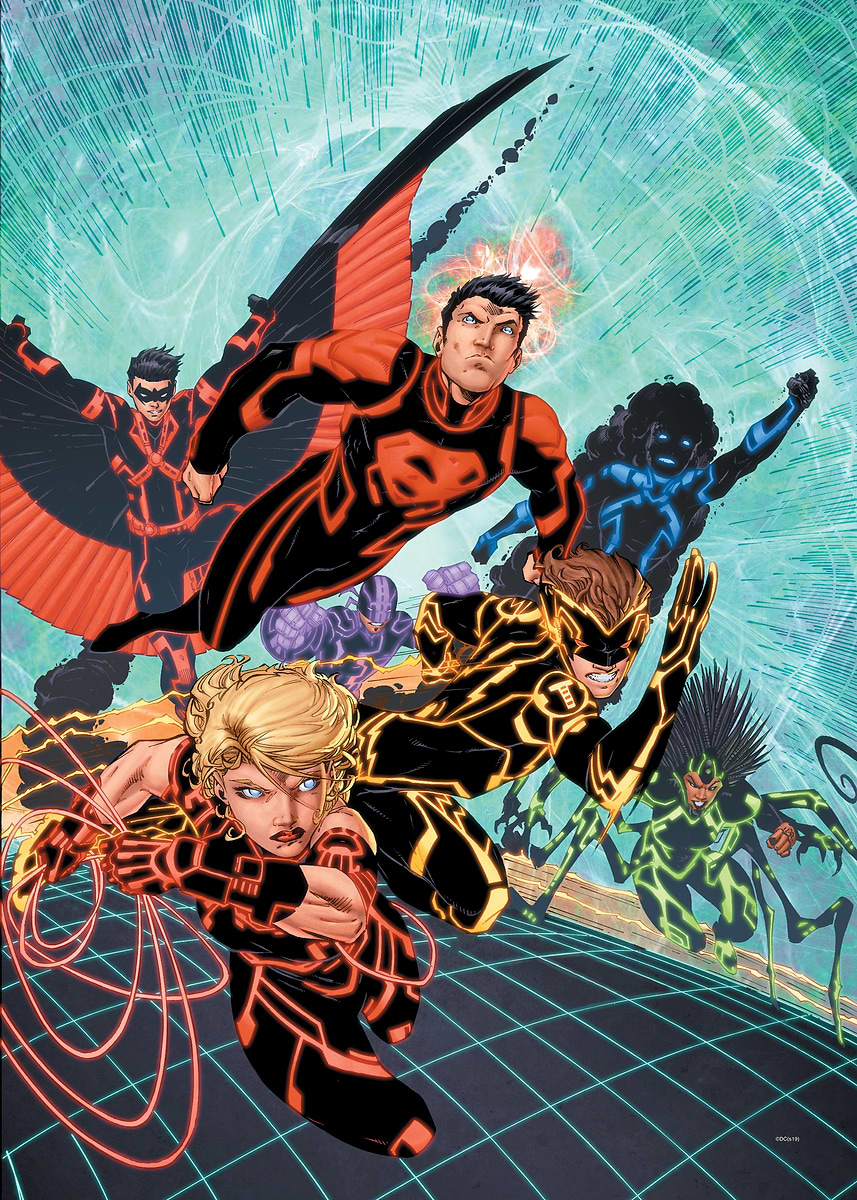 'Team Titans' Poster, picture, metal print, paint by DC Comics | Displate