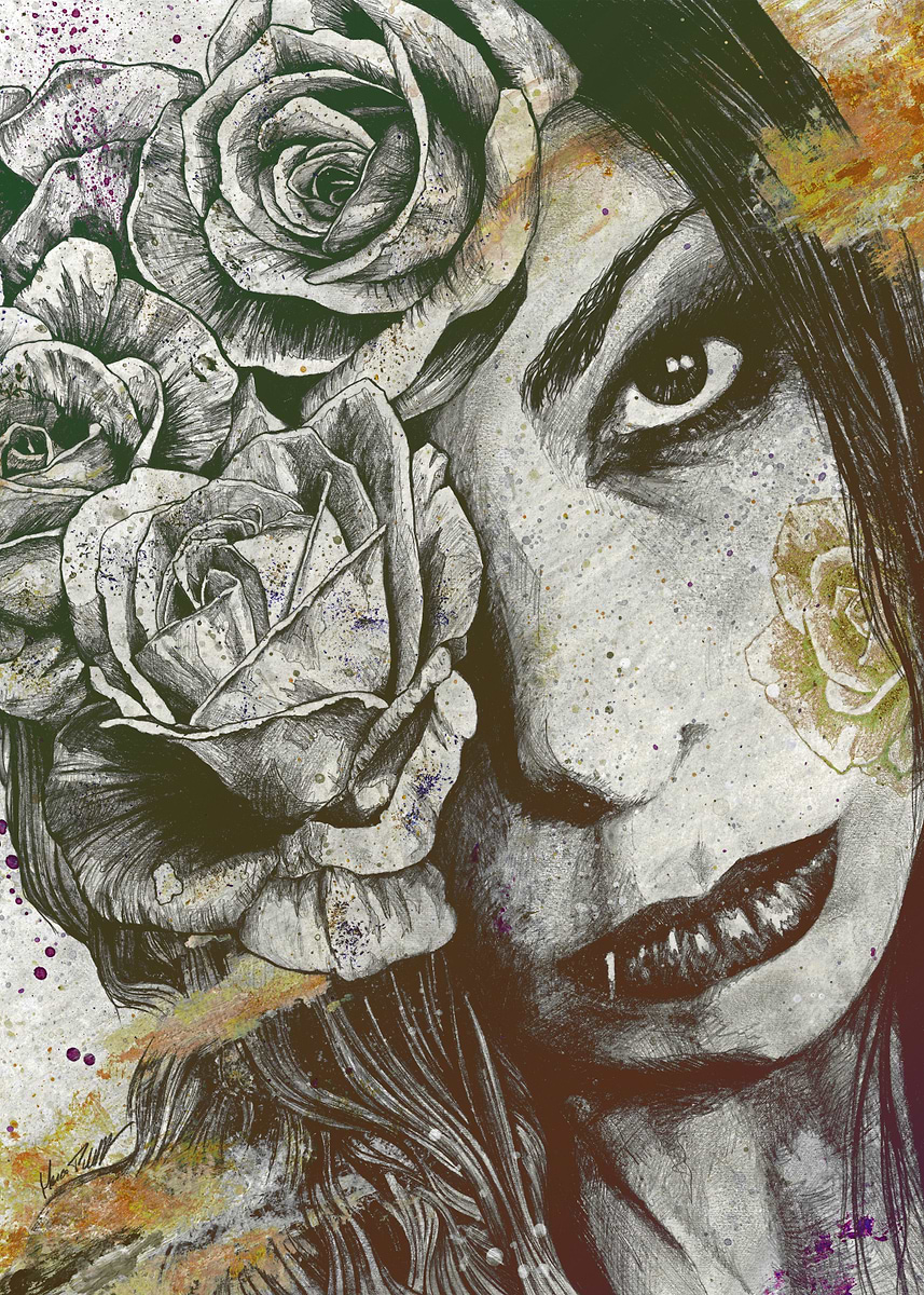 'Of Suffering' Poster, picture, metal print, paint by Marco Paludet ...