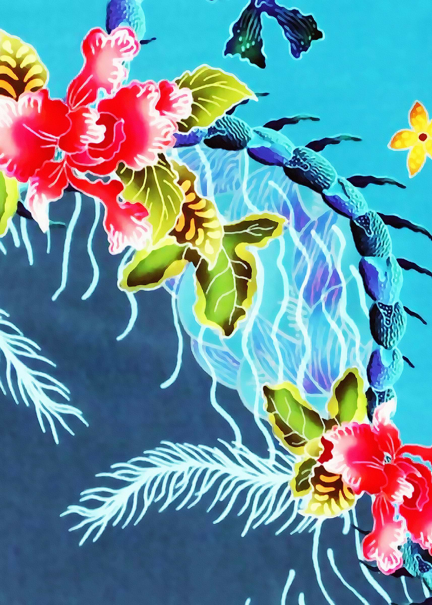 '08 Asia Batik Painting Art' Poster, picture, metal print, paint by D ...
