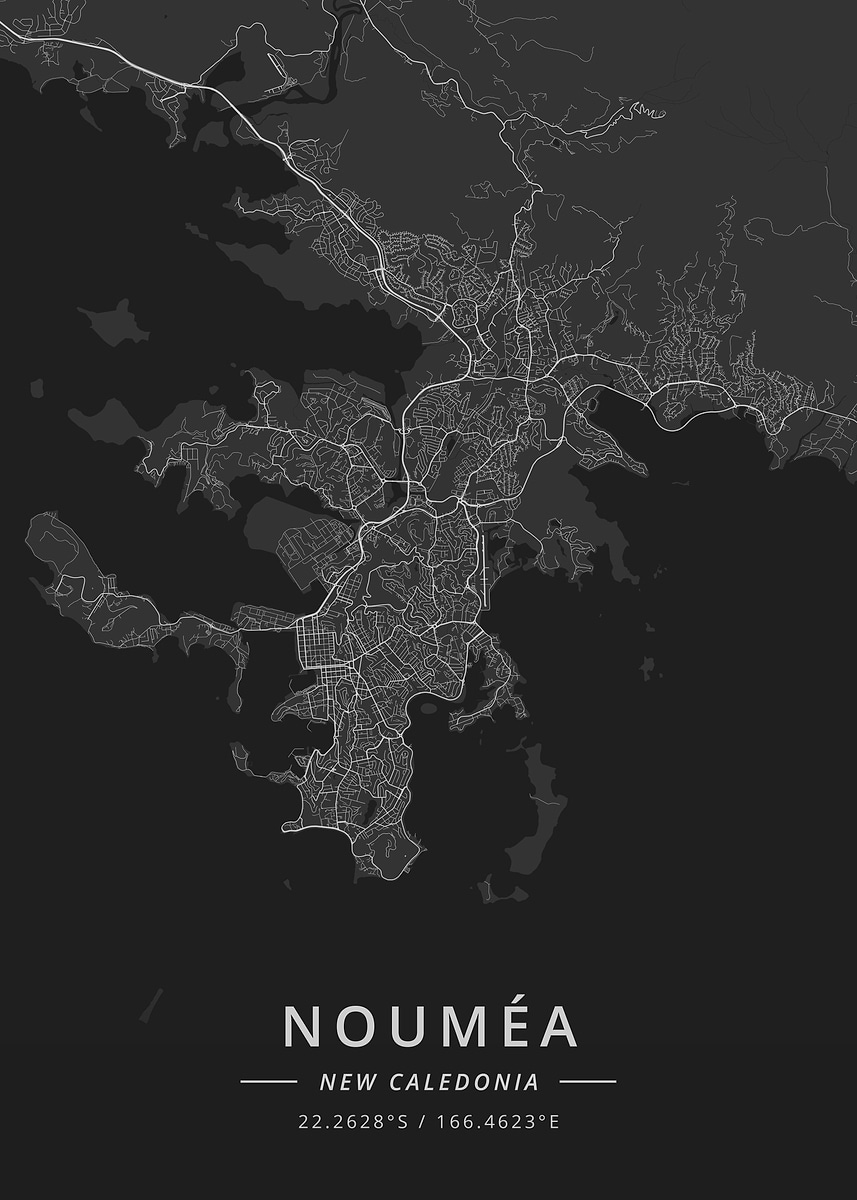 'Noumea New Caledonia' Poster, picture, metal print, paint by Designer ...