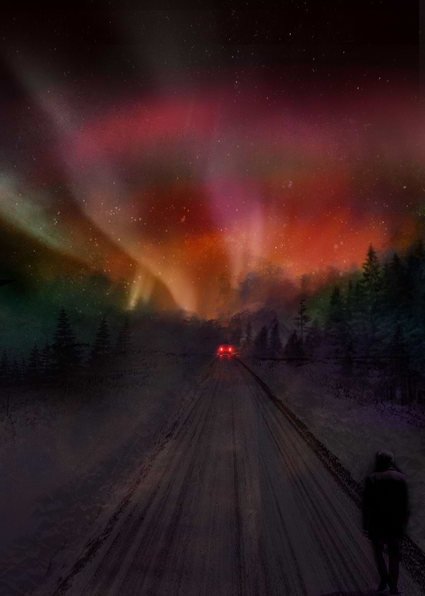 'Going home' Poster, picture, metal print, paint by Lise Svelander ...