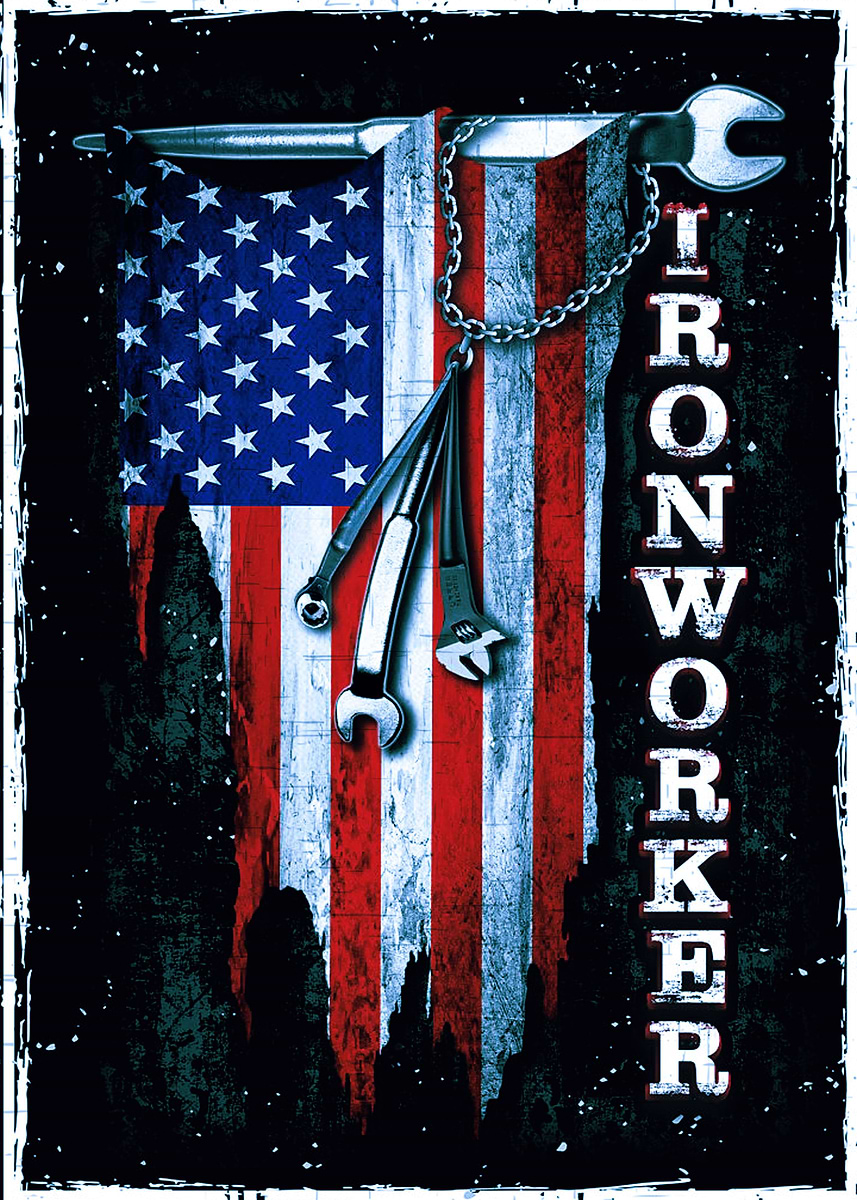 'Ironworker art for office' Poster, picture, metal print, paint by Jade ...