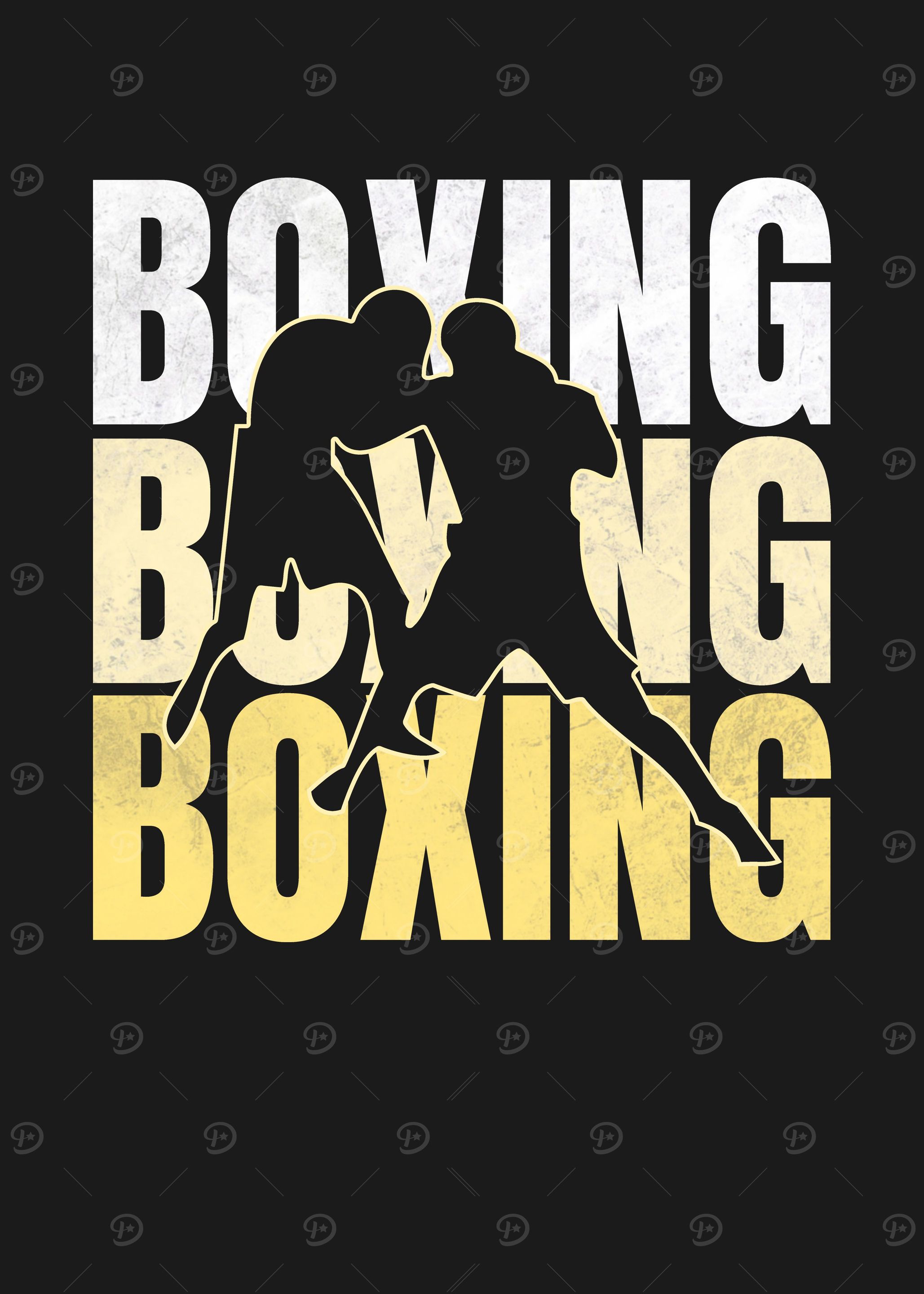 'BOXING' Poster, picture, metal print, paint by PosterWorld | Displate