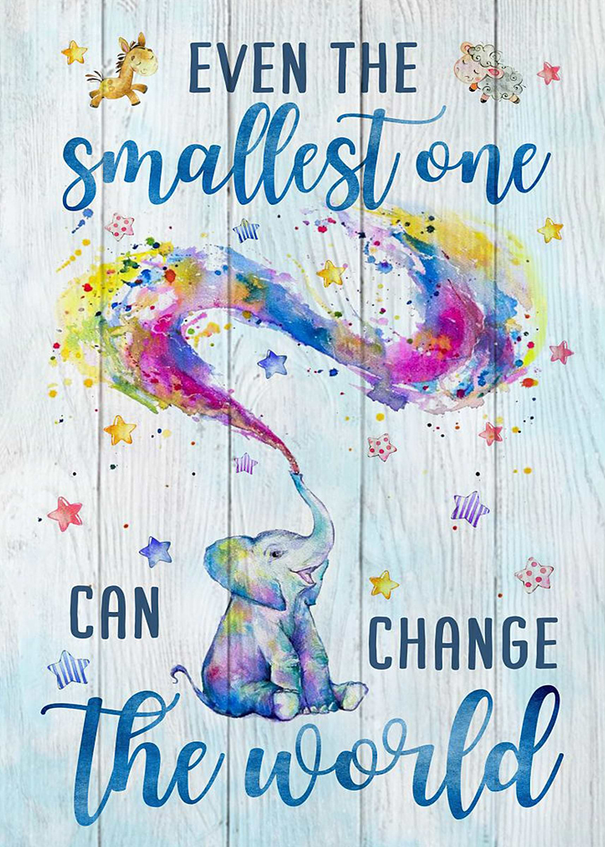 'CHANGE THE WORLD' Poster, picture, metal print, paint by KI RU | Displate